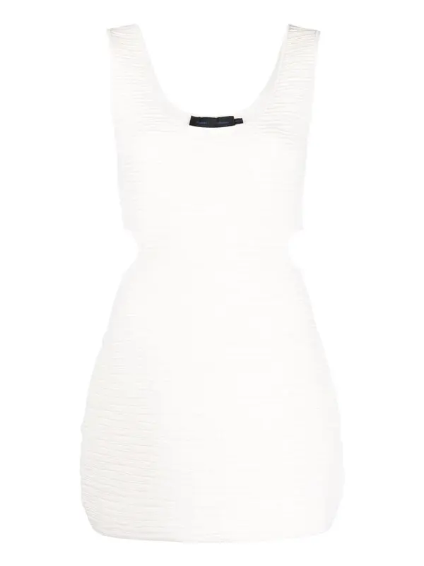 Proenza Schouler Wavy Rib-knit Tank Top - White