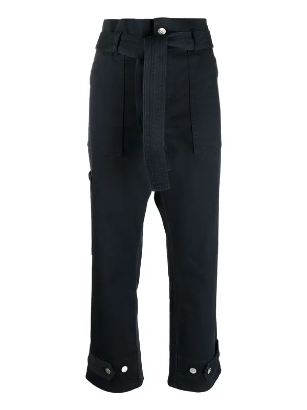 P.a.r.o.s.h Cropped Trousers - Blue