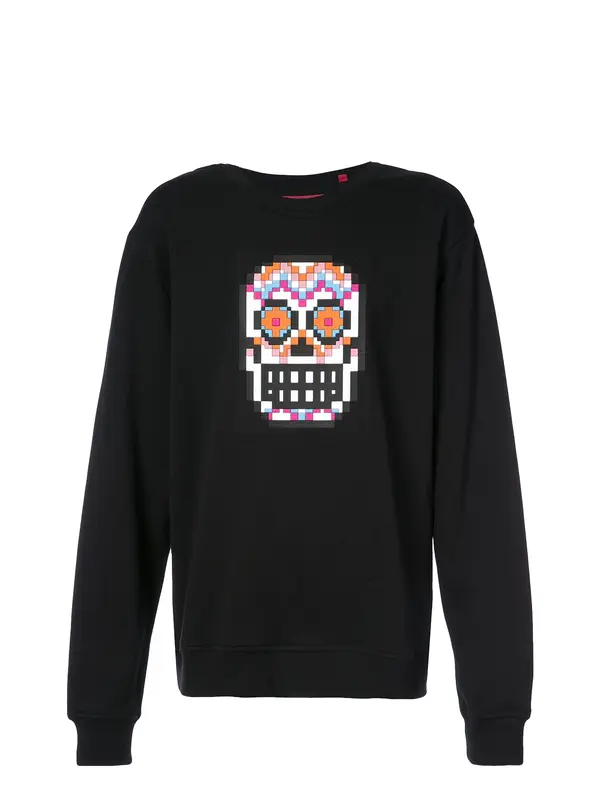 MOSTLY HEARD RARELY SEEN Muertos Skull Sweatshirt - Black