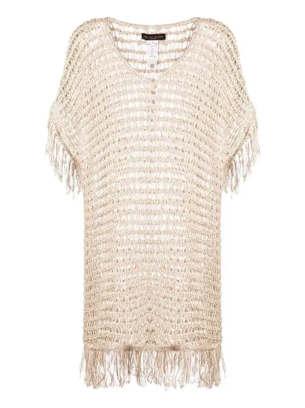 Fabiana Filippi Open-knit Jumper - Neutrals