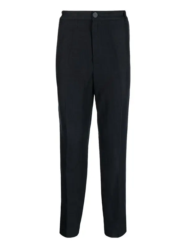 Armani Exchange High-rise Tapered Trousers - Blue