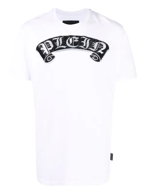 Philipp Plein Rhinestone-embellished T-shirt - White
