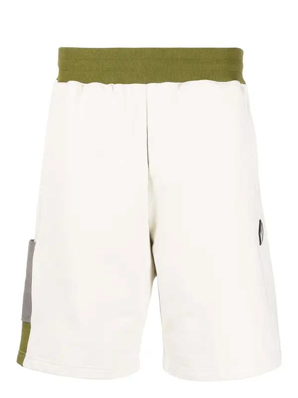 A-COLD-WALL* Two-tone Panel Shorts - Neutrals