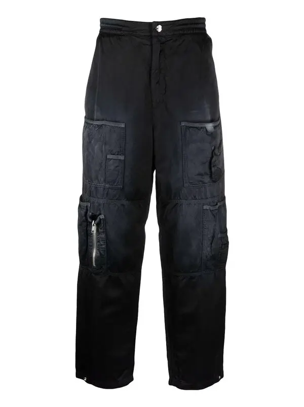 DIESEL® Multi-pocket Loose-fit Trousers - Black