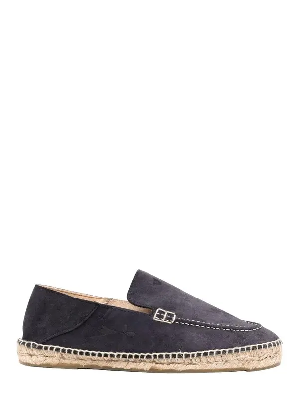 Manebí Hamptons Decorative Stitching Espadrilles - Blue