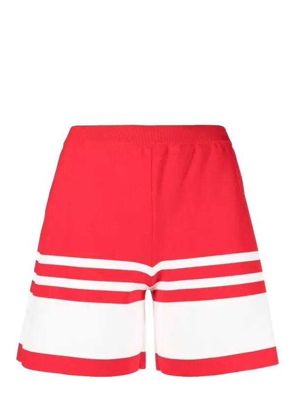 Moschino Stripe Shorts - Red