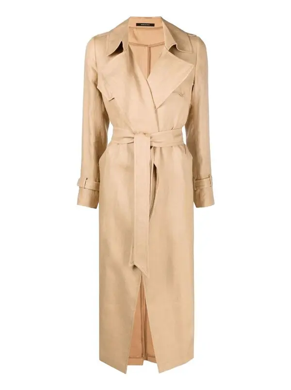 Tagliatore Carola Tie-fastening Trench Coat - Neutrals