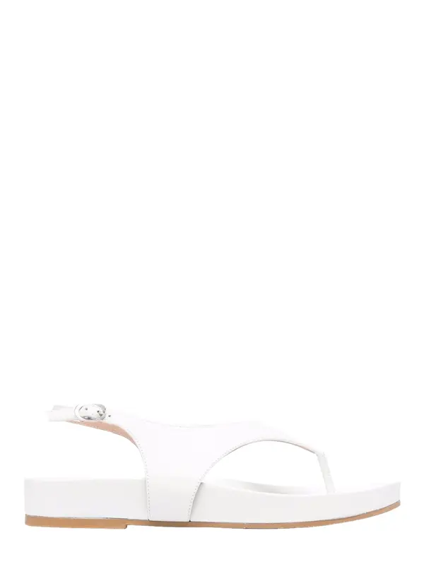 STUART WEITZMAN Summer Thong Sandals - White