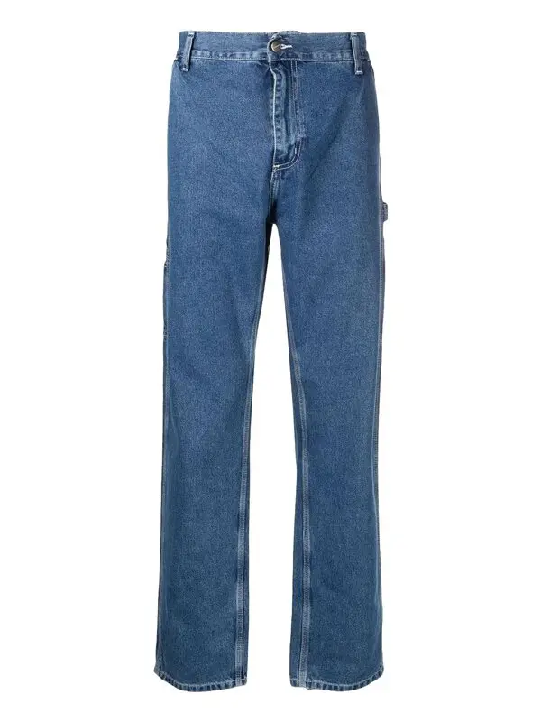 Carhartt Work In Progress Ruck Single Knee Denim Pants - Blue