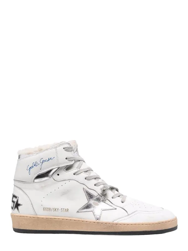 Golden Goose Sky-star High-top Sneakers - White