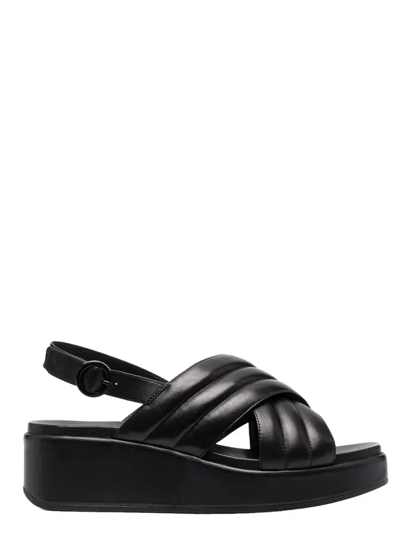 Camper Misia Leather Sandals - Black