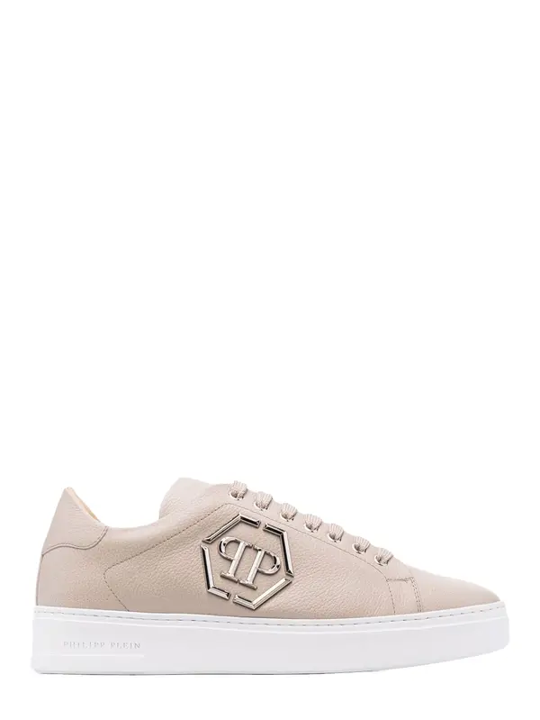 Philipp Plein Logo Plaque Sneakers - Neutrals