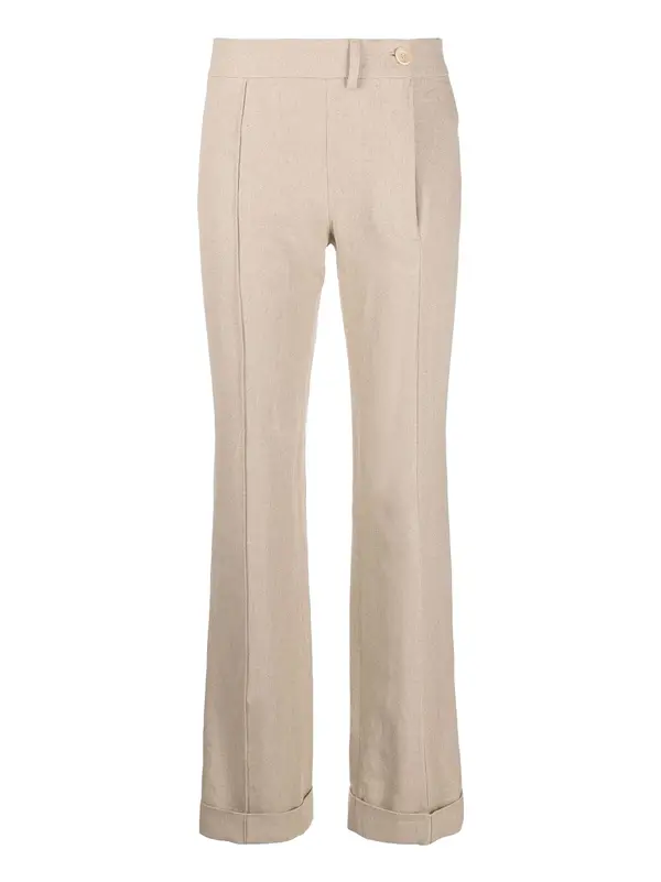 Jacquemus Le Pantalon Fresa Tailored Trousers - Neutrals