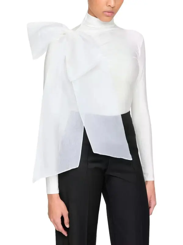 ATU BODY COUTURE Bow-detail Blouse - White