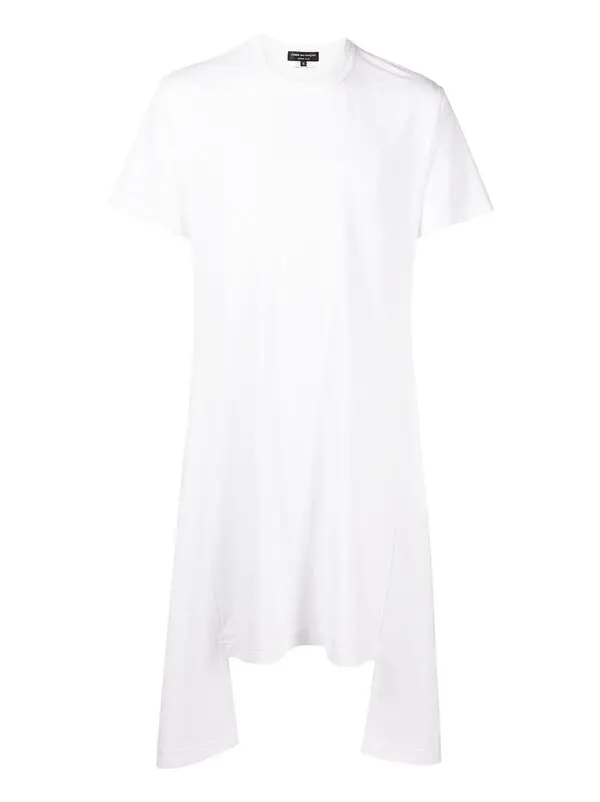 Comme Des Garçons Asymmetric Oversized T-shirt - White
