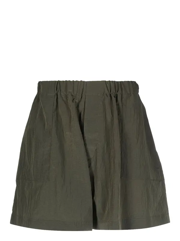 Mackintosh Logo-patch Track Shorts - Green