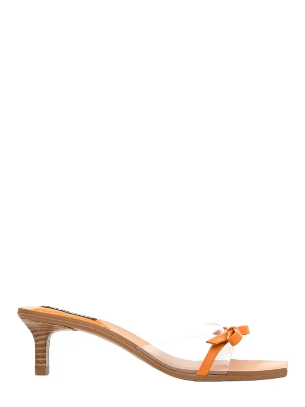 Senso Nori 50mm Bow-strap Sandals - Orange