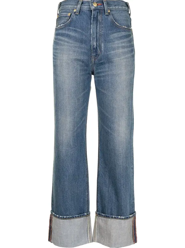 TU ES MON TRESOR Flared Jeans - Blue