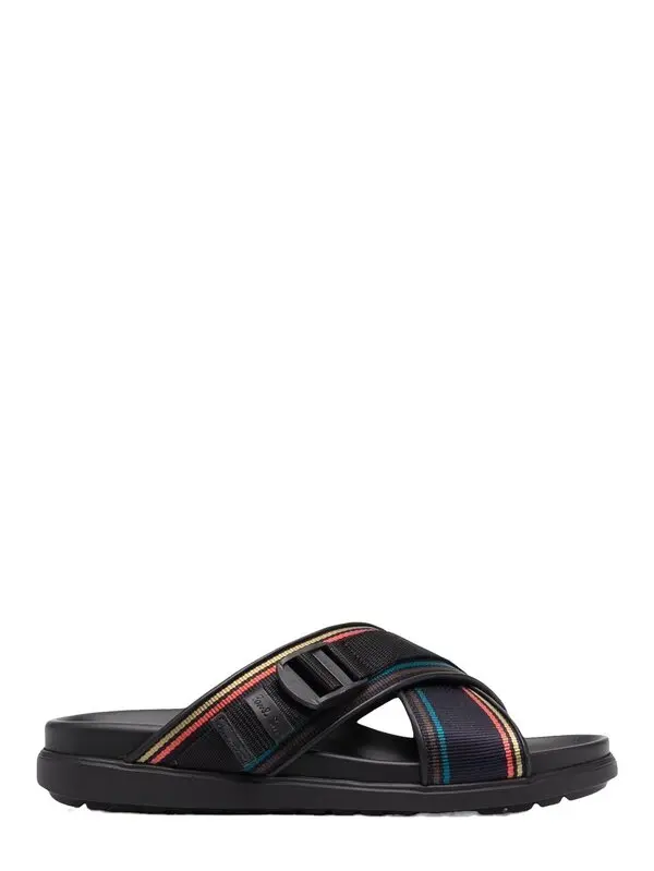 Paul Smith Corsini Crossover Sandals - Black