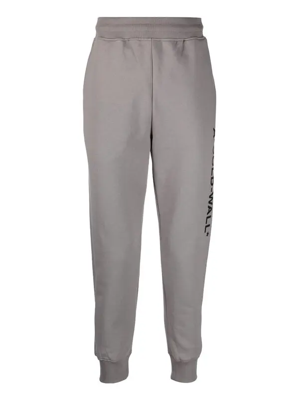 A-COLD-WALL* Logo-print Cotton Track Pants - Grey
