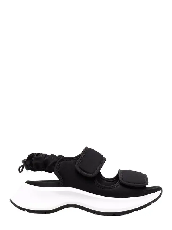 Hogan Chunky Touch-strap Sandals - Black