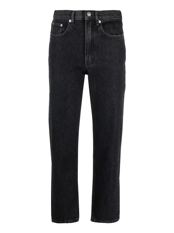 A.p.c. Mid-rise Straight-leg Denim Jeans - Black