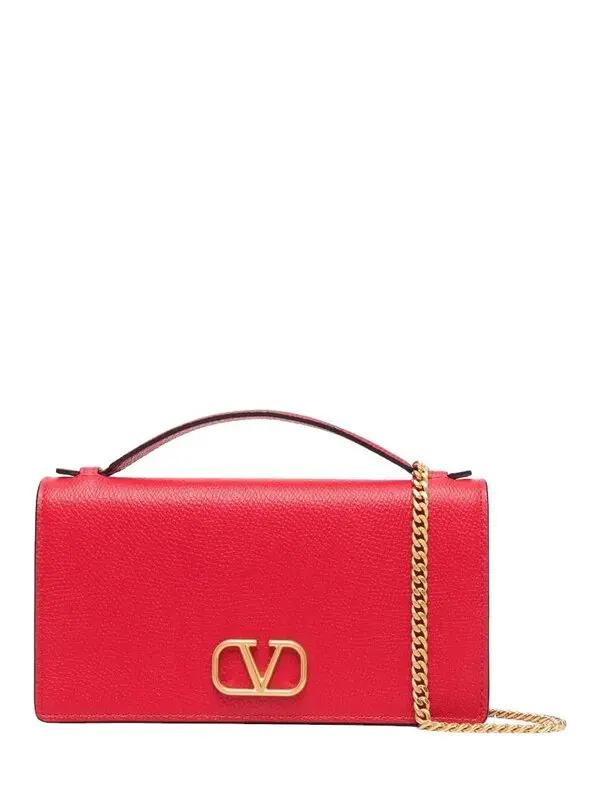 Valentino Garavani Vlogo Shoulder Bag - Red