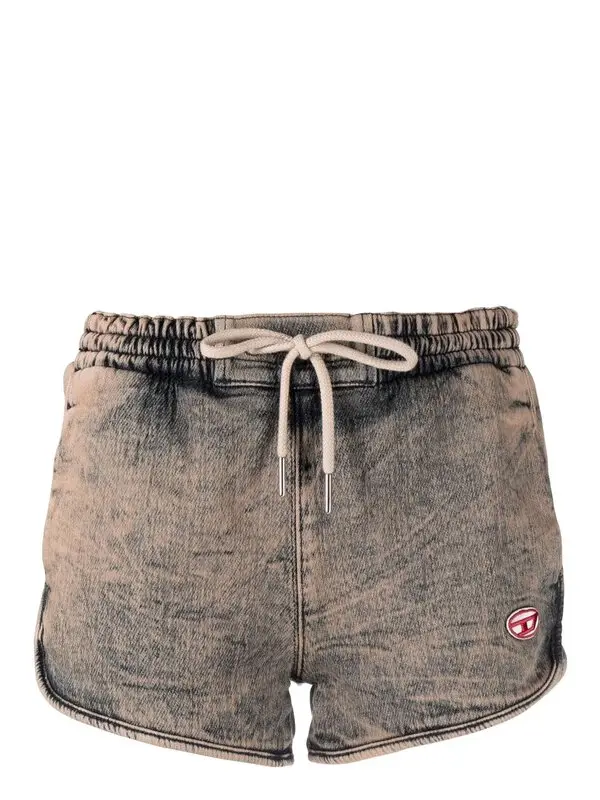 DIESEL® D-sunny Joggjean Track Shorts - Neutrals