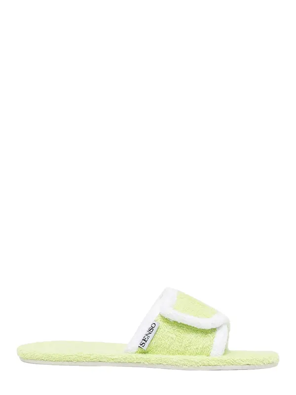 Senso Iris Towelling Sandals - Green