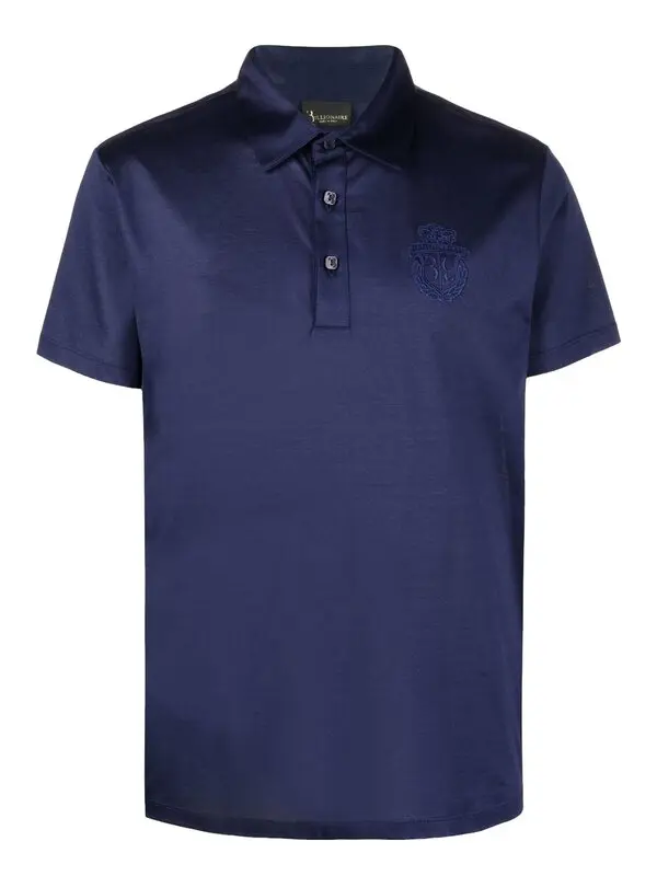 BILLIONAIRE Short-sleeved Polo Shirt - Blue