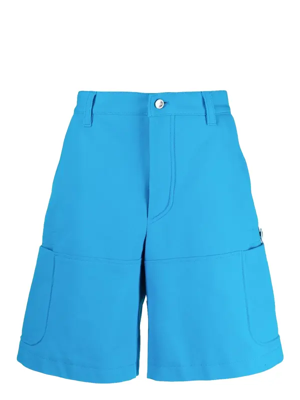 Jacquemus Cotton Cargo Shorts - Blue