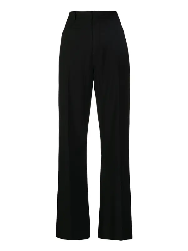 Jacquemus Le Pantalon Sauge Flared Trousers - Black
