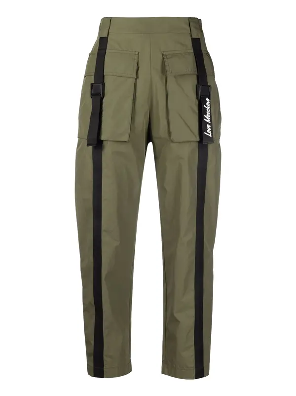 Moschino Flap-pockets Trousers - Green