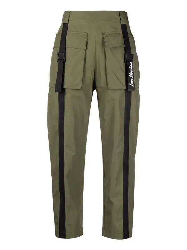 Moschino Flap-pockets Trousers - Green