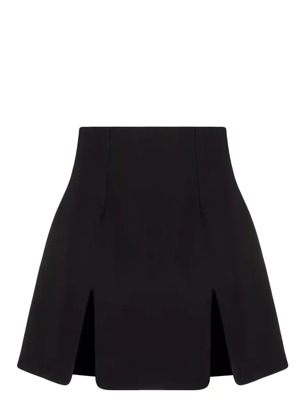 AMBUSH High-waist Slit Skirt - Black