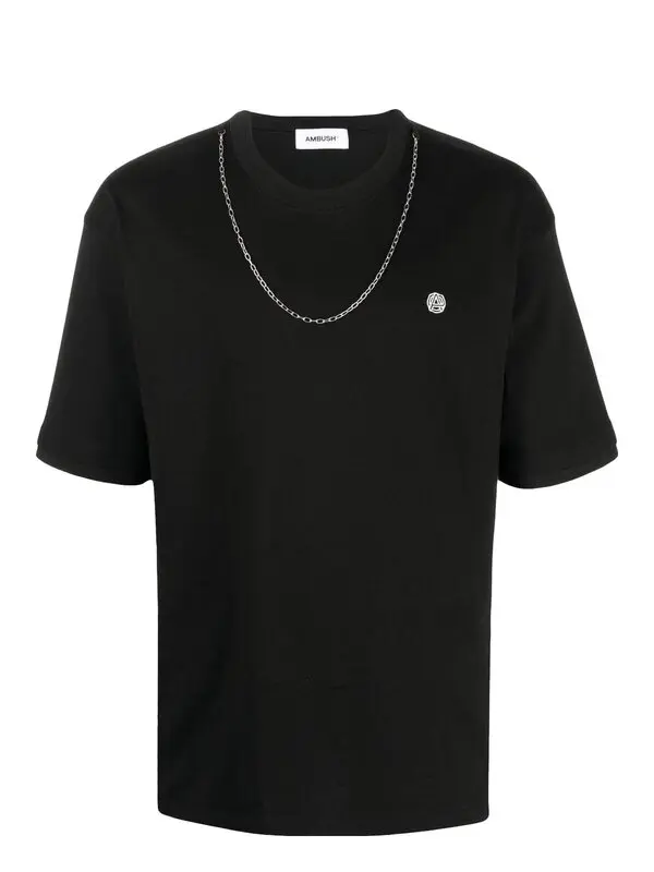 AMBUSH Chain-detail T-shirt - Black