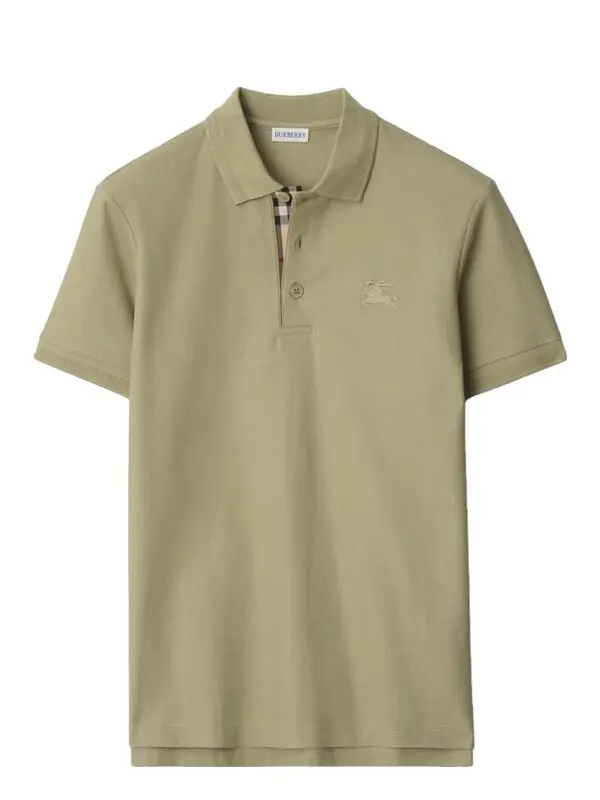 Burberry Cotton Polo Shirt - Beige