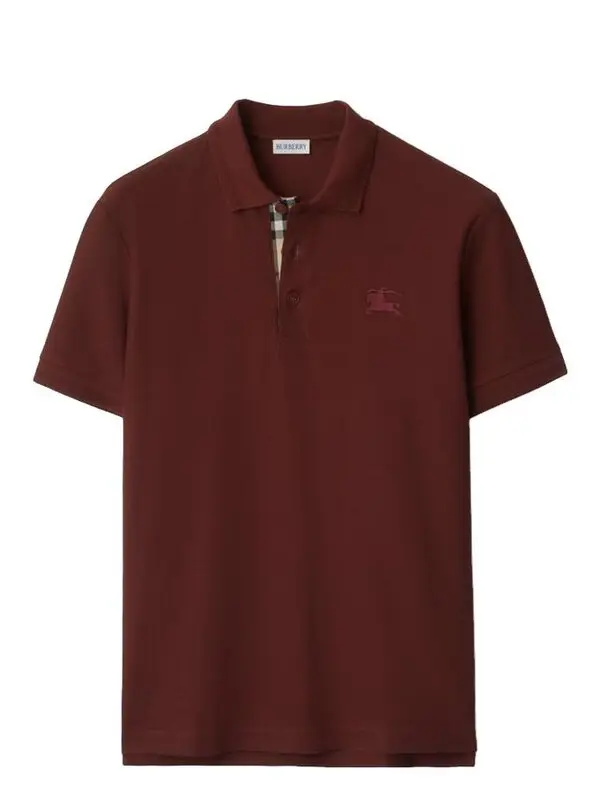 Burberry Cotton Polo Shirt - Box Red