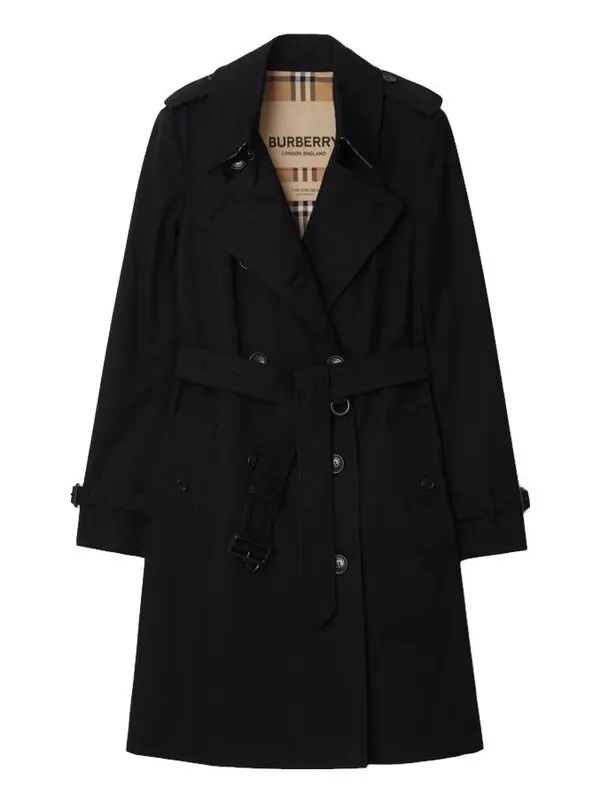 Burberry The Chelsea Heritage Trench Coat - Black