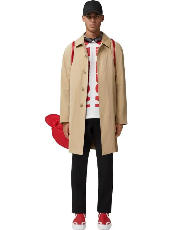 Burberry Mid-length Lightweight Camden Car Coat - Honey Beige