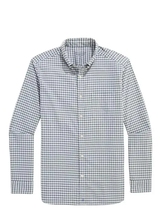 Vineyard Vines Classic Fit On-the-go Brrrº Gingham Button-down Shirt - Balsam