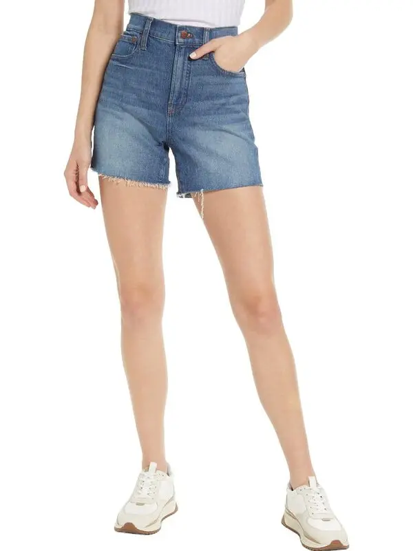 Madewell Long Denim Shorts - Lanewood Wash