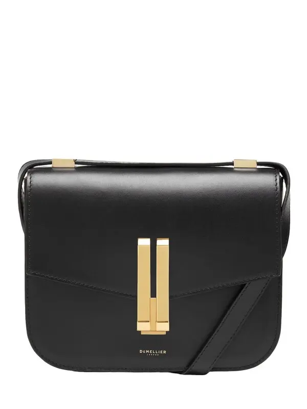 DEMELLIER Vancouver Leather Crossbody Bag - Black Smooth