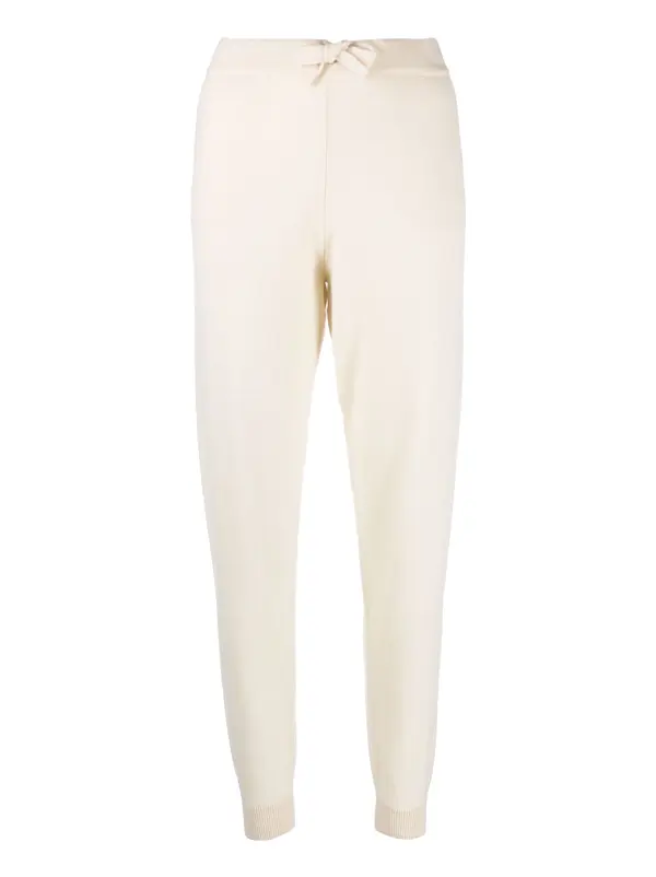 PAULA Drawstring Cashmere Leggings - Neutrals