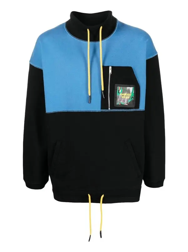 AMBUSH Logo-patch Sweatshirt - Black