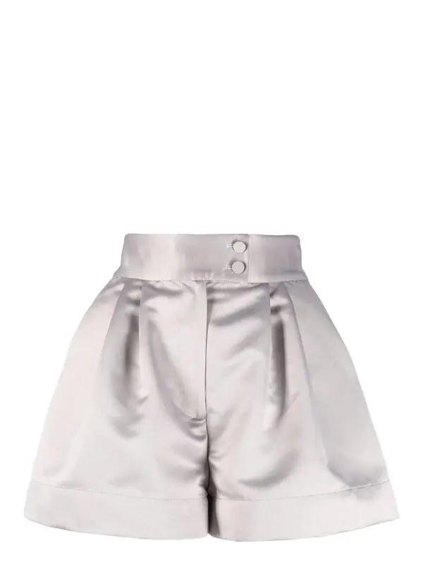 STYLAND High-waist Wide-leg Shorts - Grey