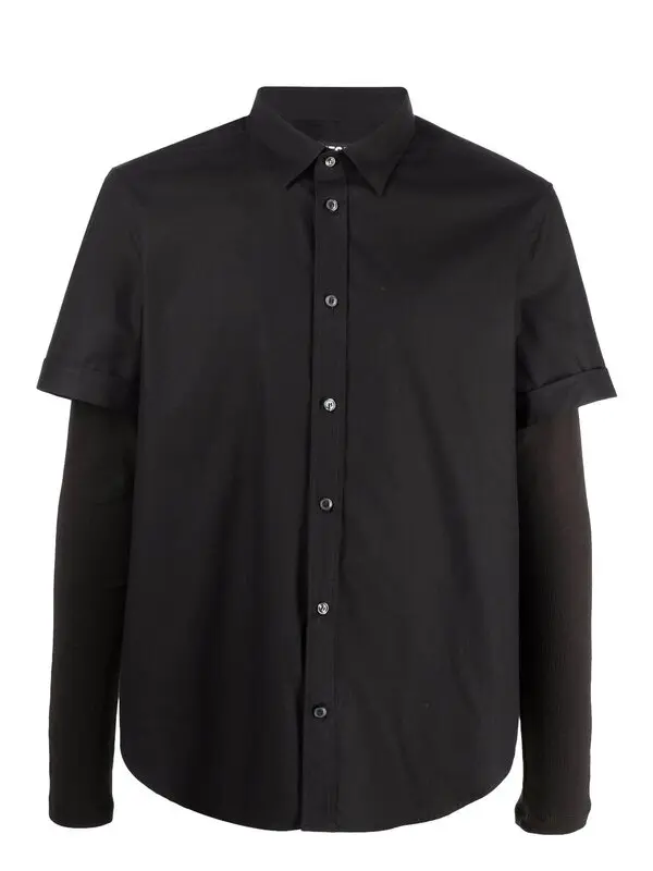 DIESEL® S-marley-a Layered Shirt - Black