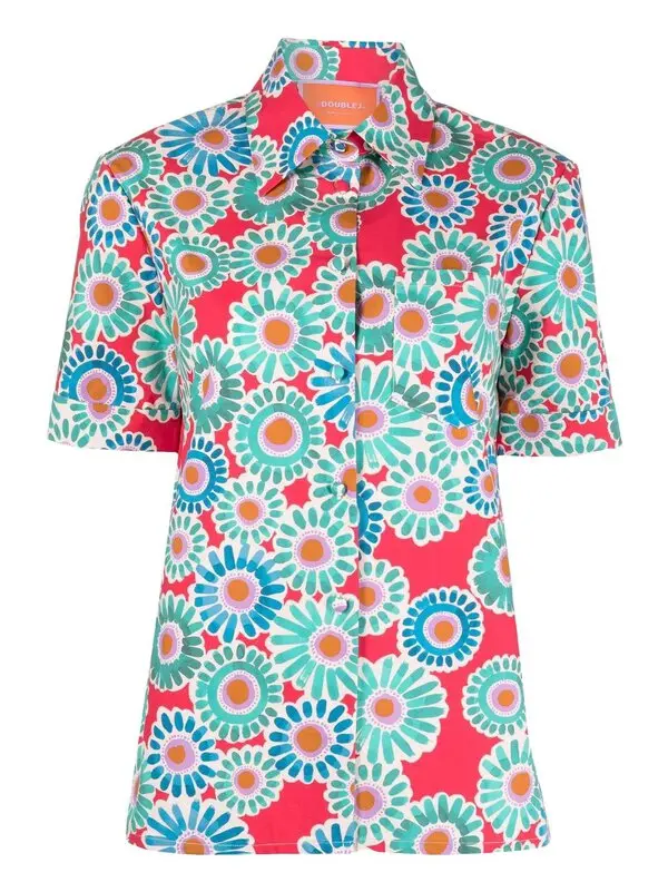 La DoubleJ Clerk Short-sleeve Shirt - Red