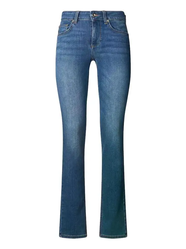 Liu Jo Slim Fit Jeans With Contrast Stitching - Blue