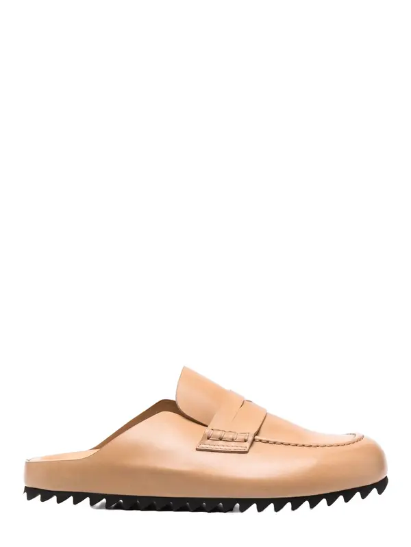 Officine Creative Round-toe Mules - Neutrals
